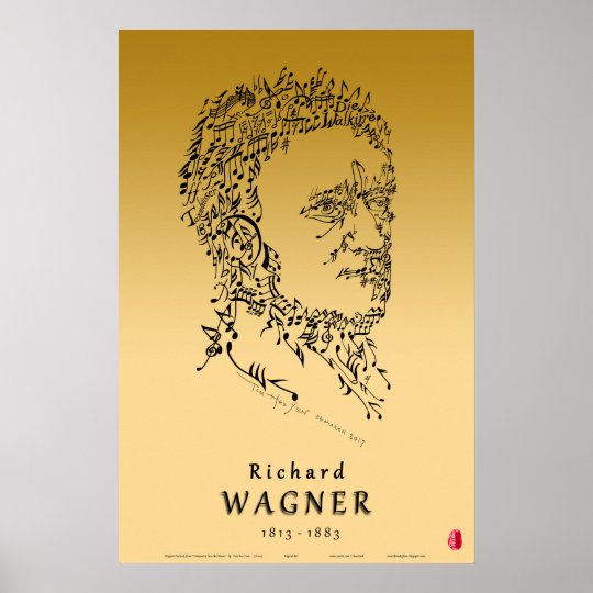 Wagner : Face the Music Poster | Zazzle.com