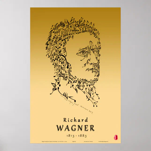 Wagner : Face the Music Poster | Zazzle