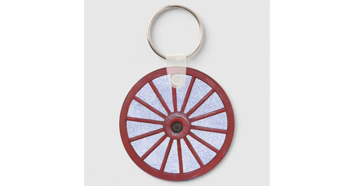 WAGON WHEEL- KEYCHAIN | Zazzle
