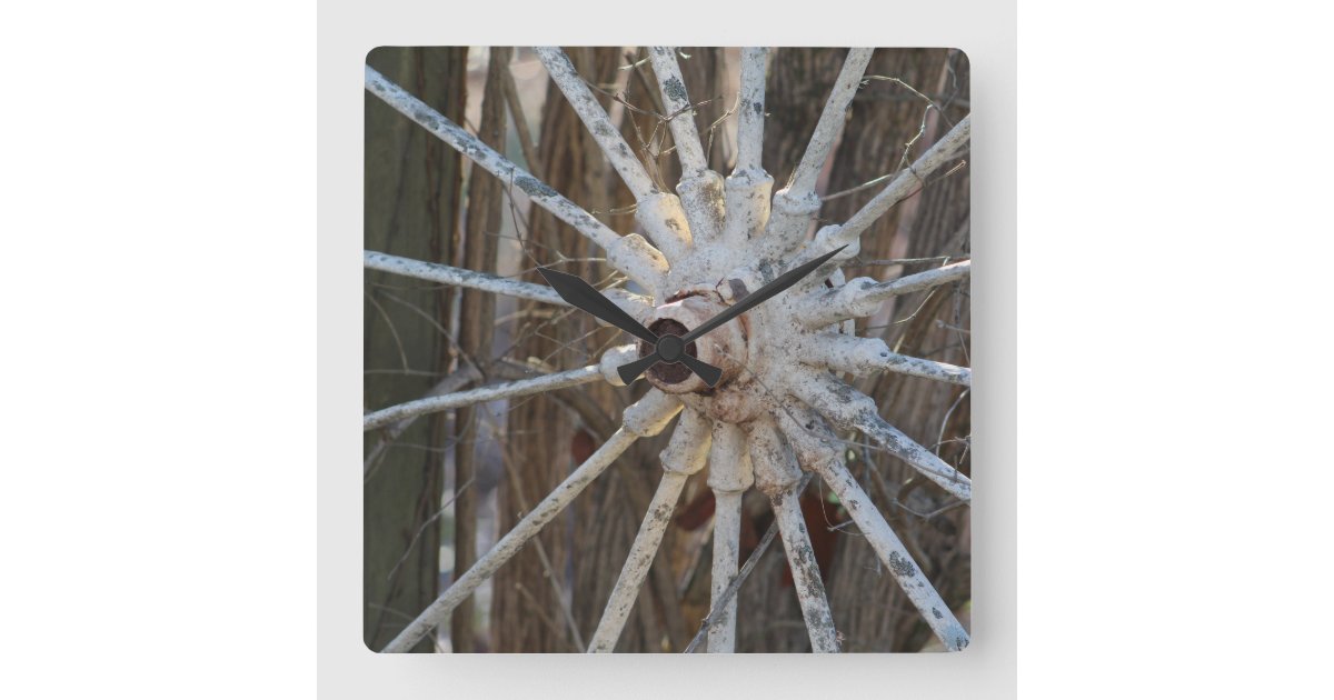 Wagon Wheel Wall Clock | Zazzle