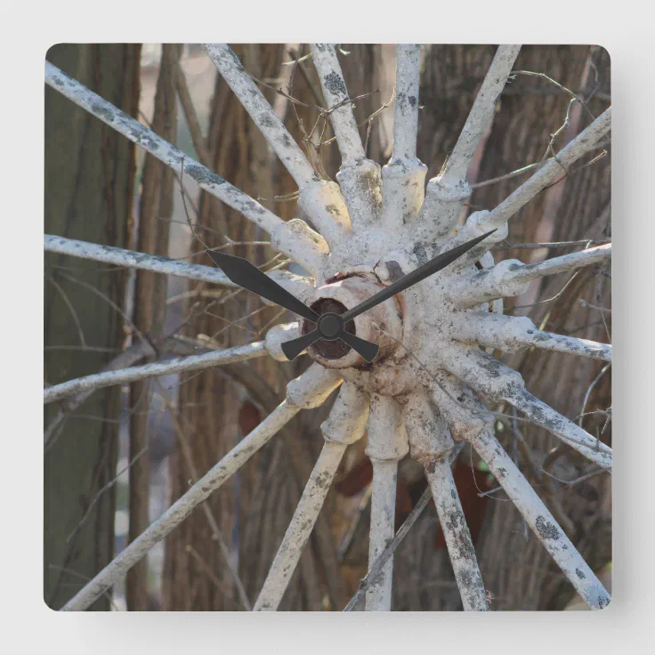 Wagon Wheel Wall Clock | Zazzle
