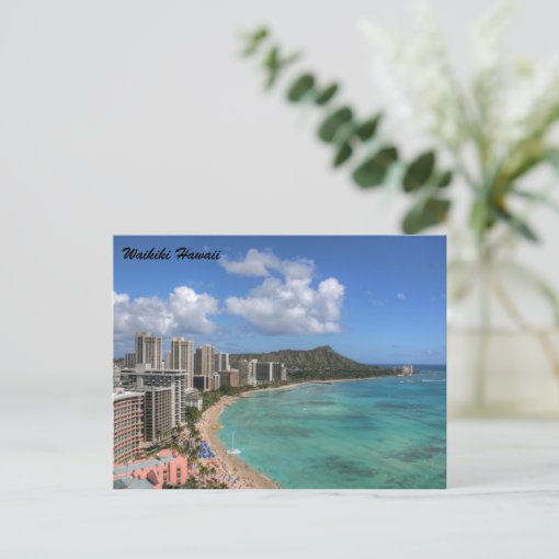 Waikiki Postcard | Zazzle