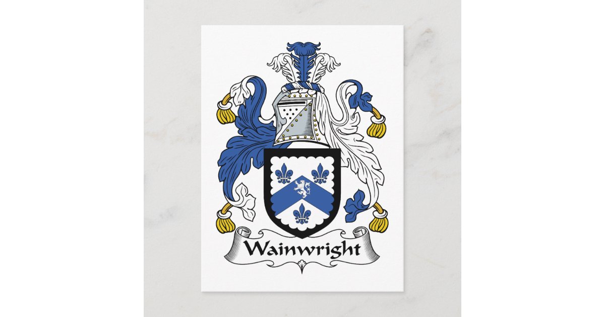 Wainwright Family Crest Postcard | Zazzle