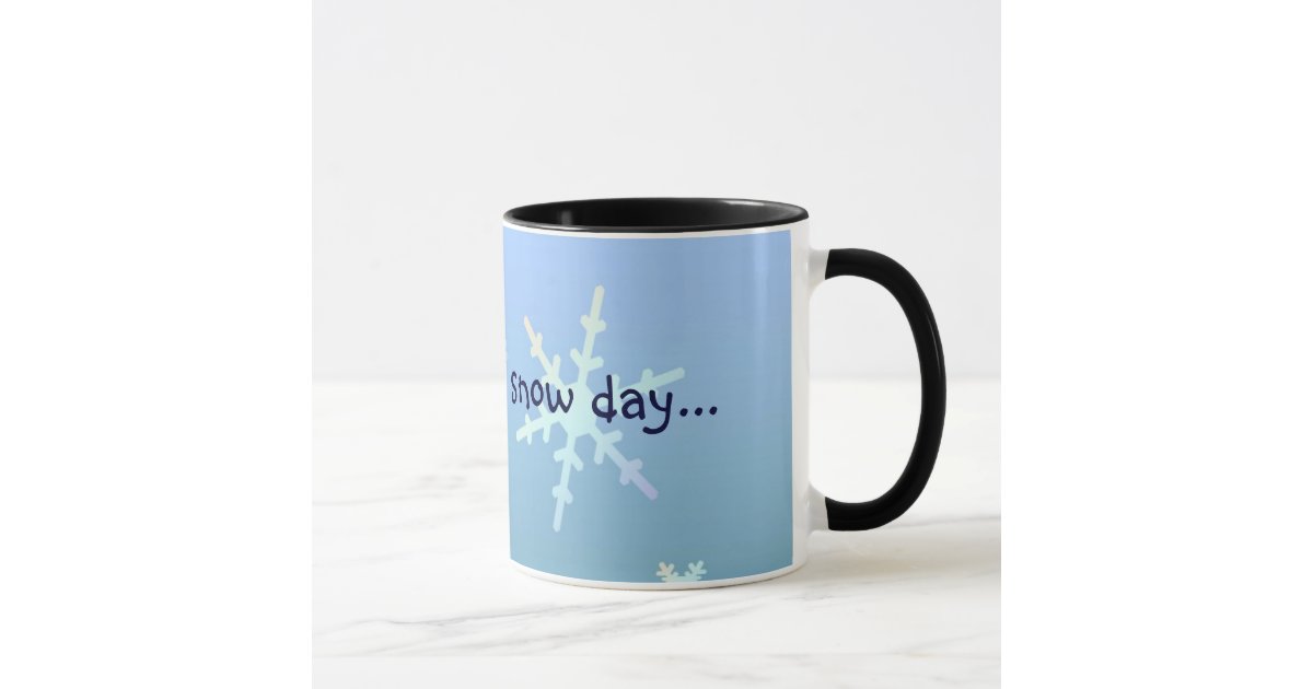 Waiting for a snow day... mug | Zazzle