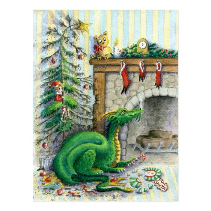 Waiting for Santa - postcard | Zazzle.com