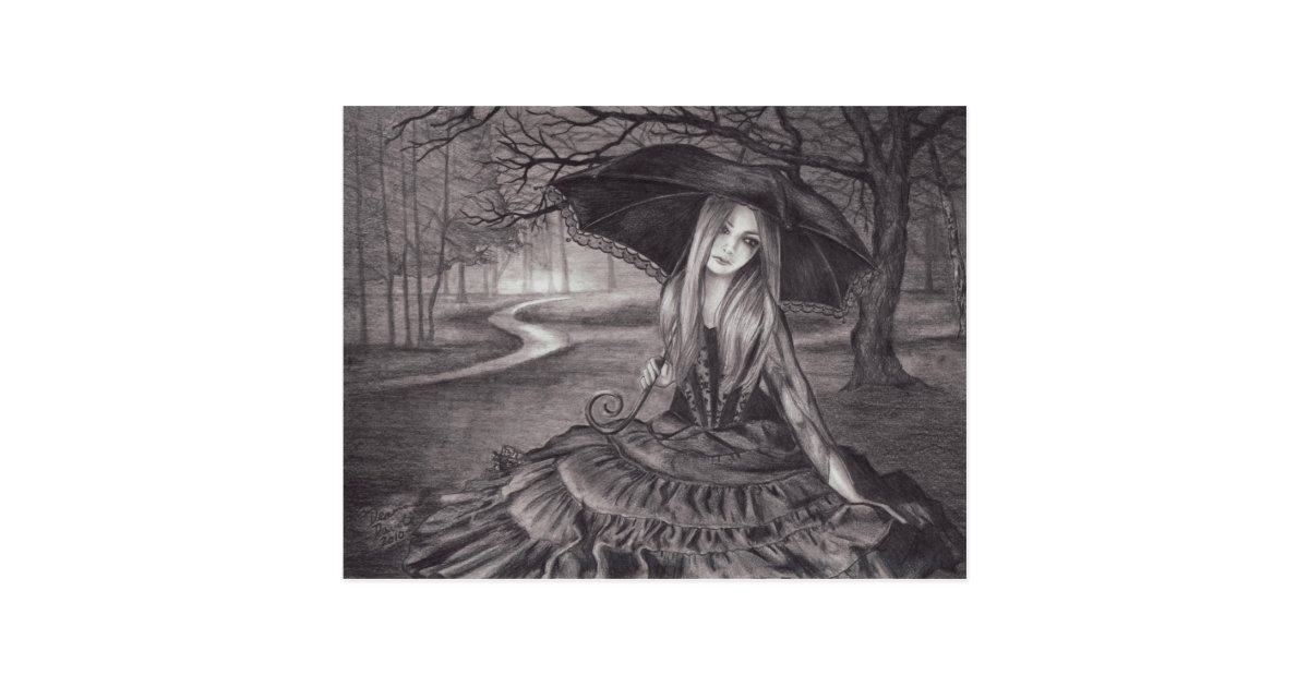 Waiting For the Dawn Postcard Vampire Postcard | Zazzle.com