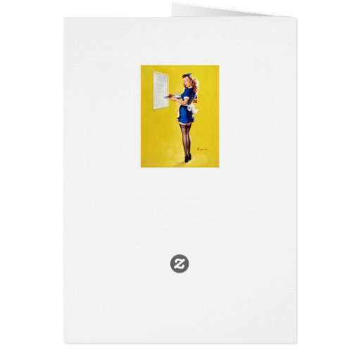 Waitress Pin Up | Zazzle