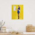 Waitress Pin Up Poster | Zazzle