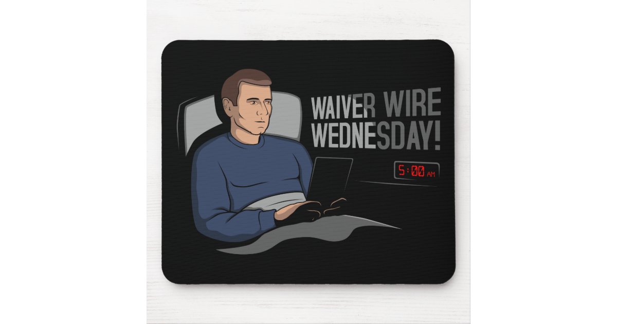 Waiver Wire Wednesday! Mouse Pad | Zazzle