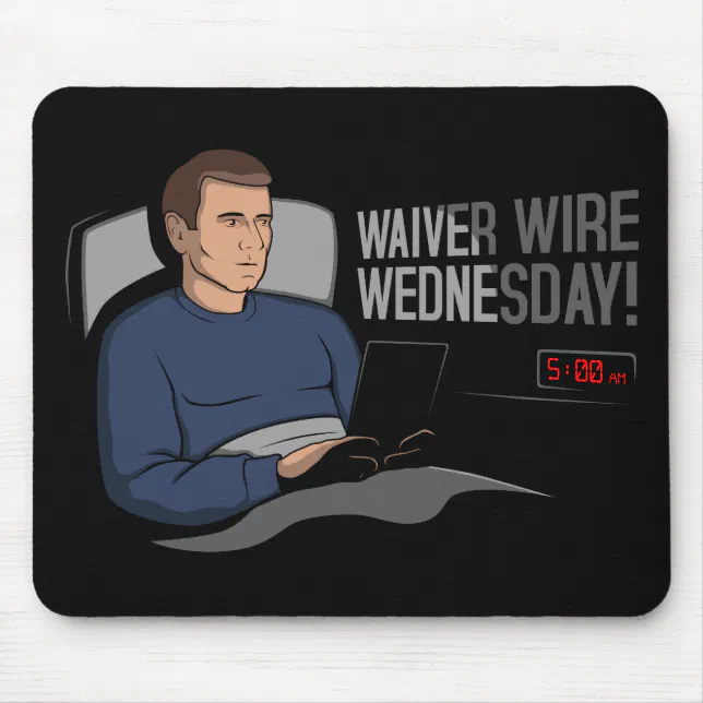 Waiver Wire Wednesday! Mouse Pad | Zazzle