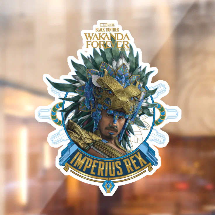 Wakanda Forever | Imperius Rex Window Cling | Zazzle
