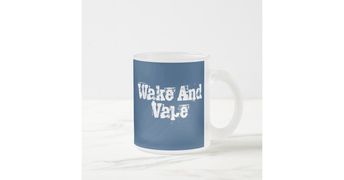 Wake and Vape Frosty Beer Mugs | Zazzle