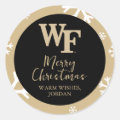 Wake Forest University | WF Classic Round Sticker | Zazzle