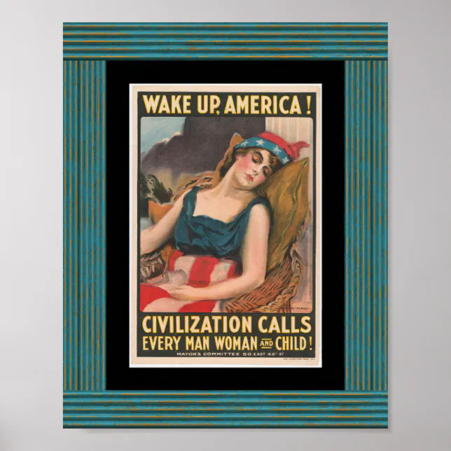Wake Up America Poster | Zazzle