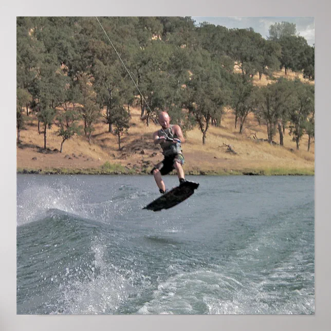 WAKEBOARD POSTER | Zazzle
