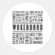 Wakeboarding Wakeboard Wake Wakeboarder Lovers Classic Round Sticker ...