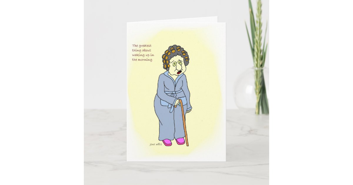 Waking up birthday card | Zazzle.com