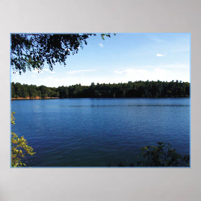 Walden Pond Print | Zazzle