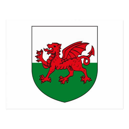 Wales Coat of Arms Postcard | Zazzle.com