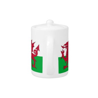 Wales Flag Teapot | Zazzle