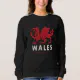 Wales Flag Welsh Dragon Baner Cymru Am Byth Welshm Sweatshirt | Zazzle