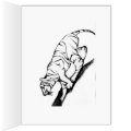 Walk like a tiger! card | Zazzle
