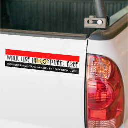 Walk Like An Egyptian: Free - Bumper Sticker | Zazzle