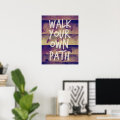 Walk Your Own Path Poster | Zazzle