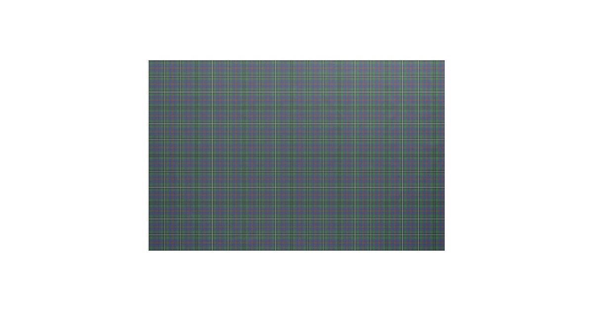 Walker Tartan Print Fabric | Zazzle
