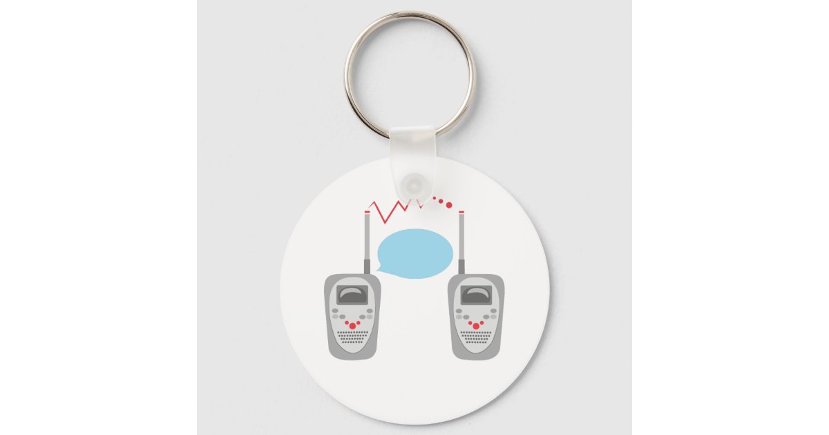 Walkie Talkies Keychain | Zazzle