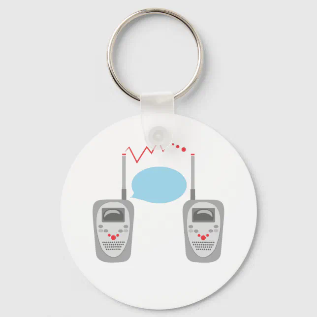 Walkie Talkies Keychain | Zazzle
