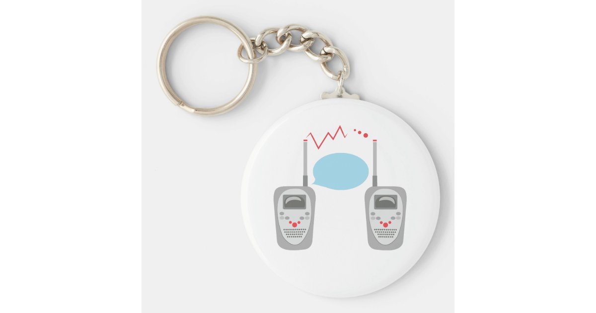 Walkie Talkies Keychain | Zazzle