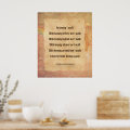 Walking in Beauty Navajo Prayer Poster | Zazzle