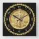 Walking Liberty Centennial Gold Coin Image ~ Square Wall Clock | Zazzle