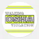 Walking Osha Violation Classic Round Sticker | Zazzle