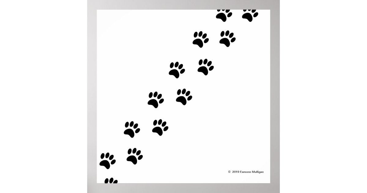 Walking Paws Poster | Zazzle