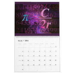 Wall Calendar Beautiful Math Equations | Zazzle