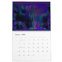 Wall Calendar Beautiful Math Equations | Zazzle