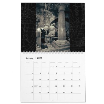 Wall Calendar Old Steam Engines | Zazzle