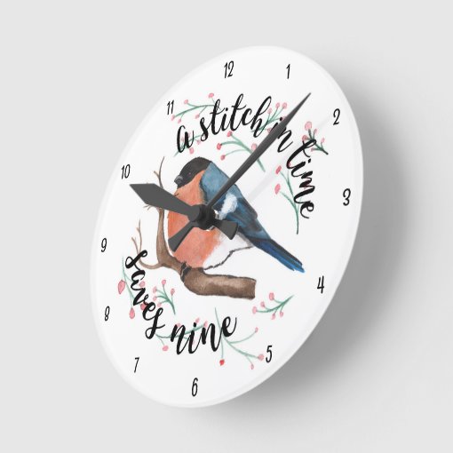 Wall Clock (Black Numbers) | Zazzle