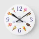 Wall Clock - It's Ice Cream Time | Zazzle