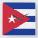 Wall Clock with Flag of Cuba | Zazzle