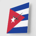 Wall Clock with Flag of Cuba | Zazzle