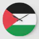 Wall Clock with Flag of Palestine | Zazzle