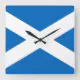 Wall Clock with Flag of Scotland | Zazzle