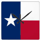 Texas Lone Star Wall Clock | Zazzle.com