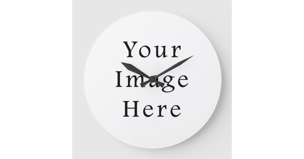 Wall Clocks Large - Customized Clock Template | Zazzle