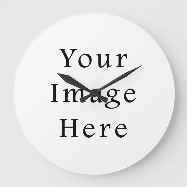 Wall Clocks Large - Customized Clock Template | Zazzle