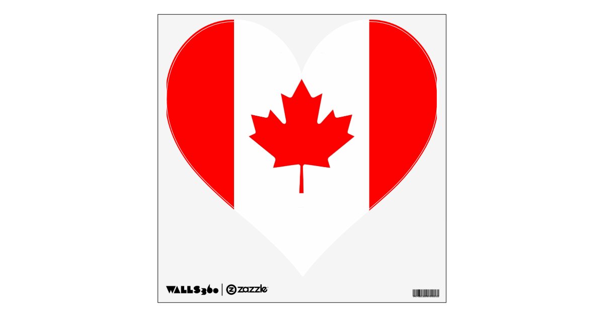 Wall Decals with flag of Canada | Zazzle