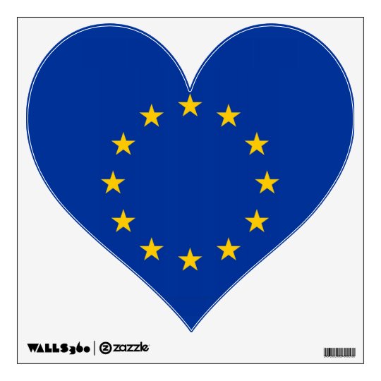 Wall Decals with flag of European Union | Zazzle.com